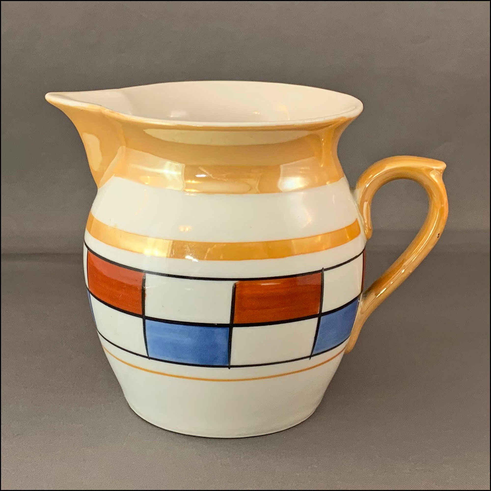 Vintage Lusterware Czechoslovakia Pitcher - Etsy