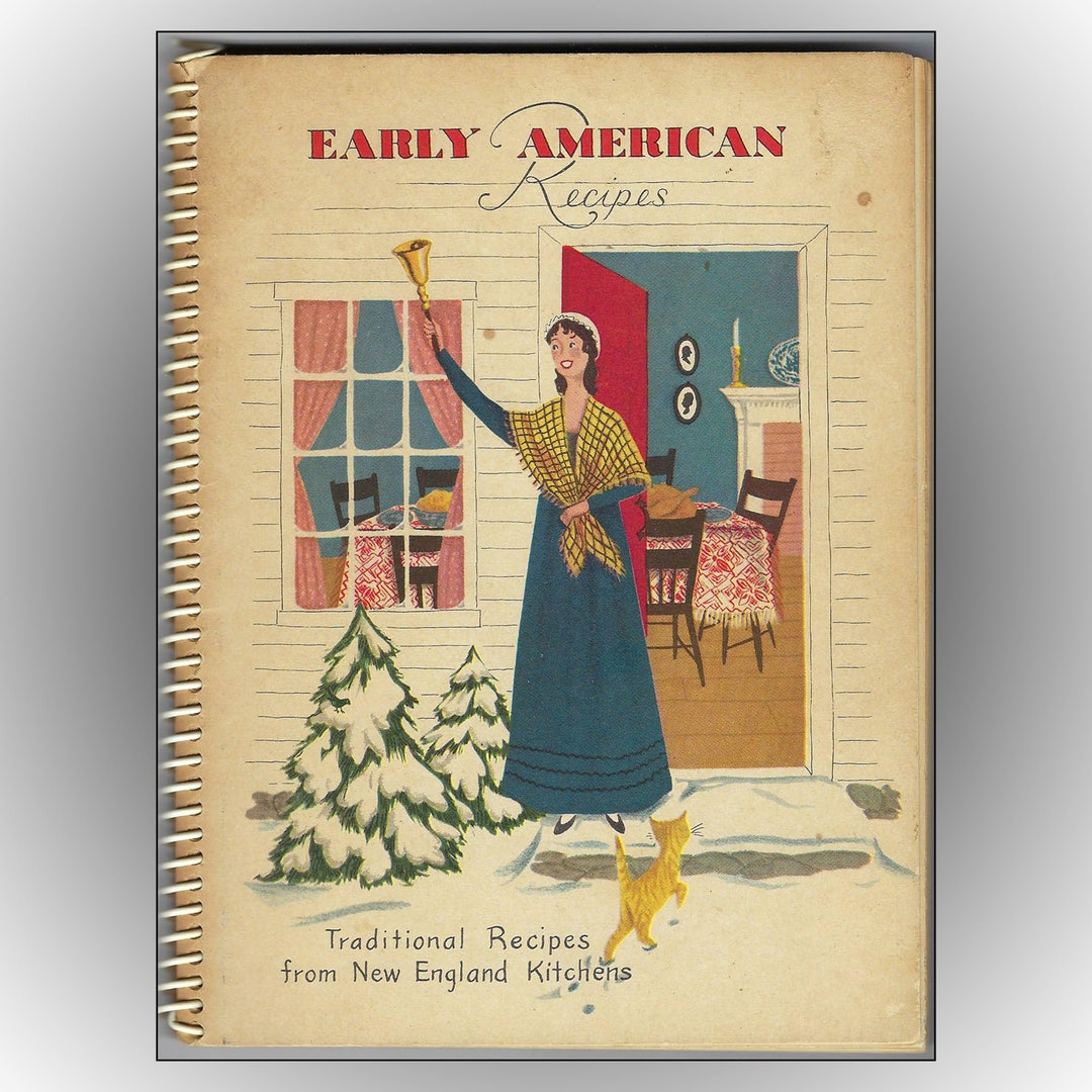 Early American Recipes 1953 Spiral Softcover Cookbook - Etsy