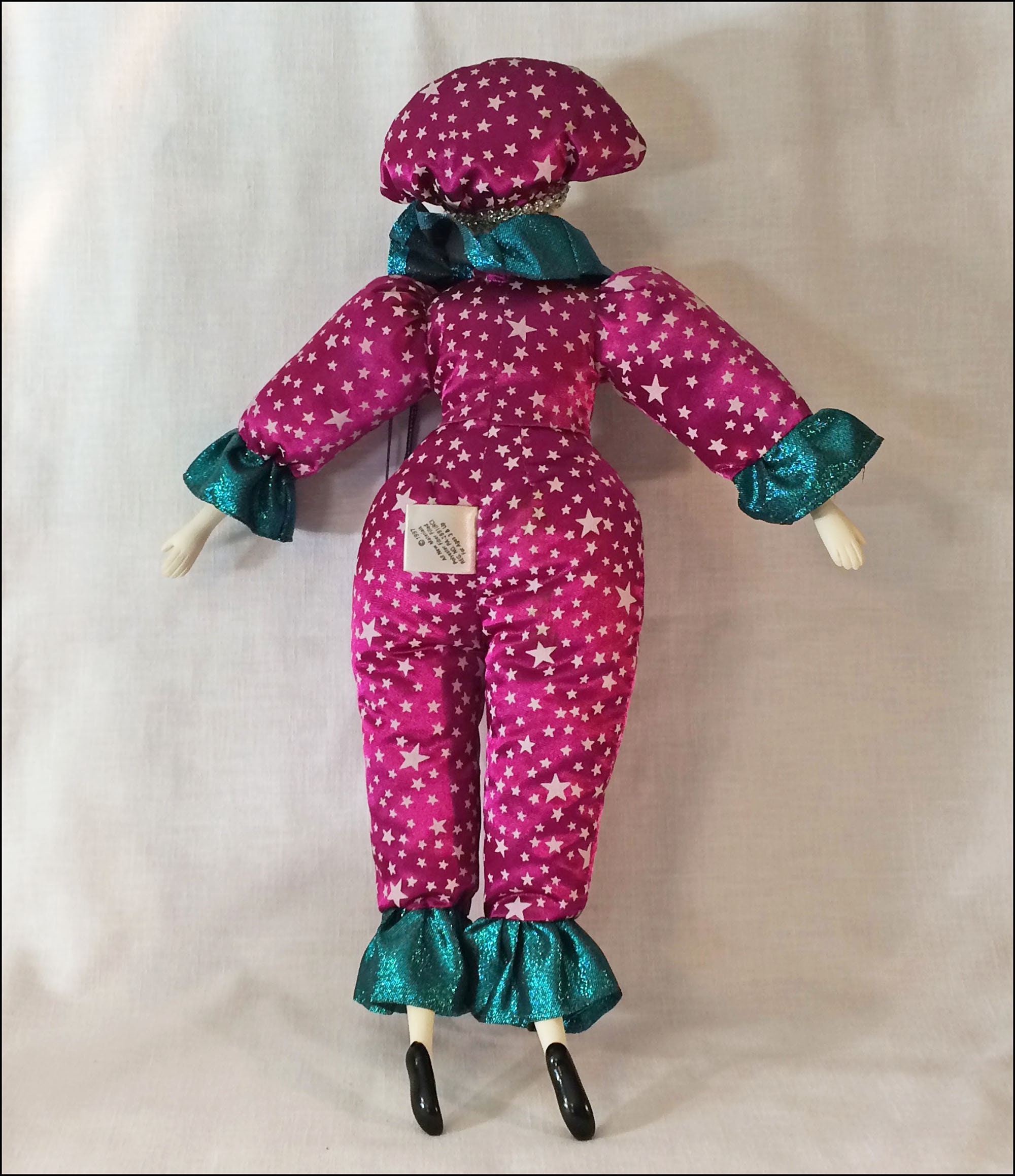 Vintage Jester Doll 16 Harlequin | Etsy