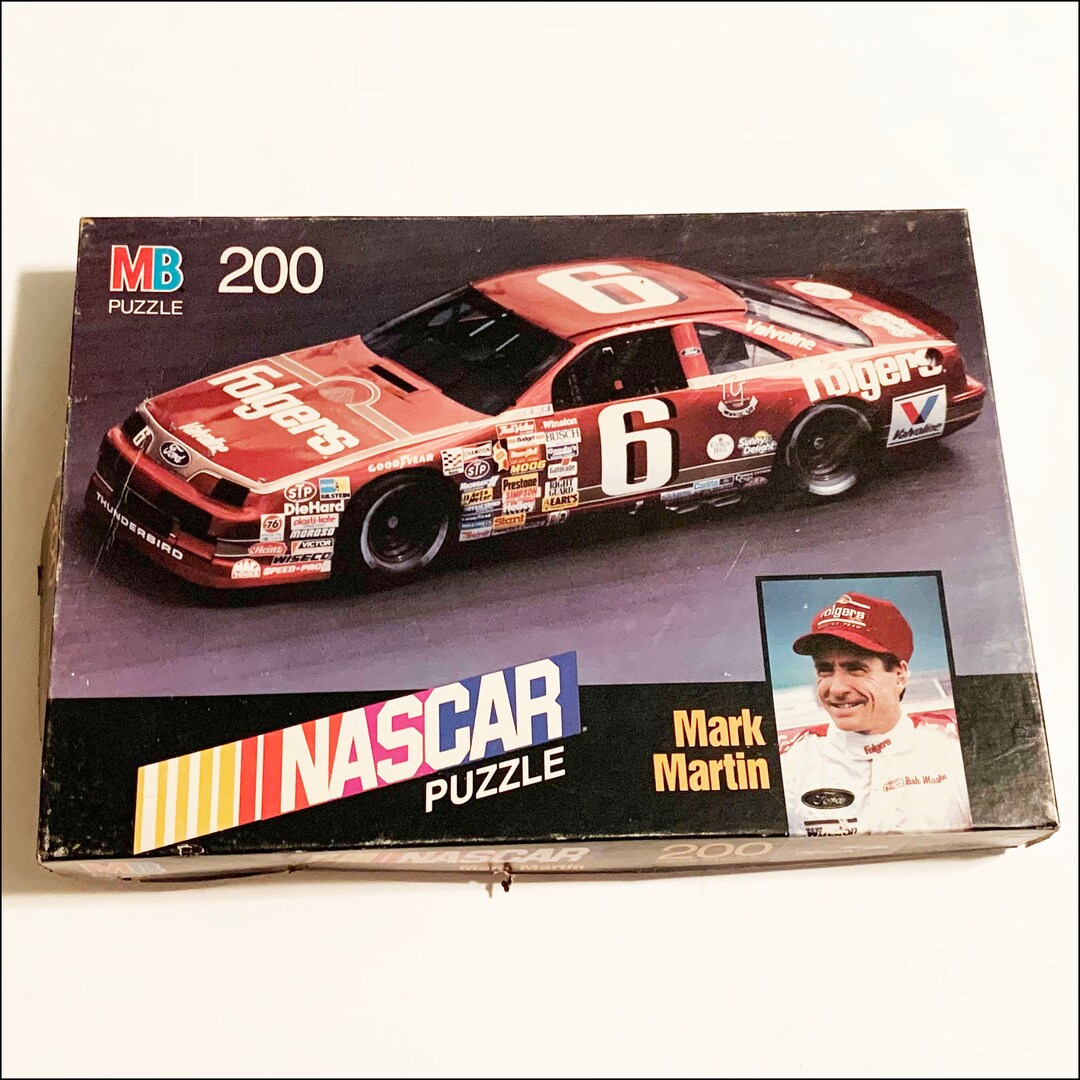 NASCAR Mark Martin 1990 Jigsaw Puzzle 200 Pc Complete - Etsy