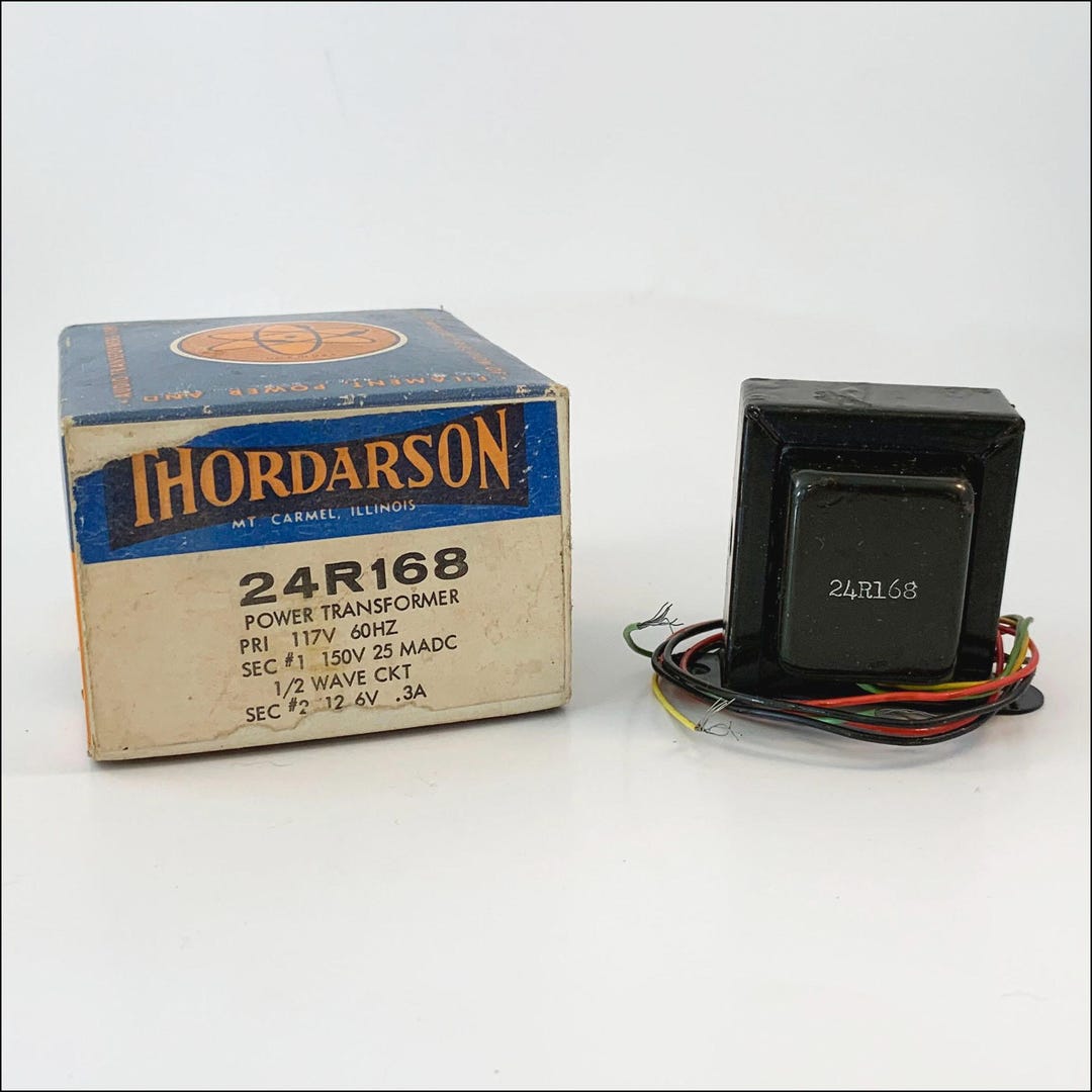 Vintage Power Transformer Thordarson 24R168 - Etsy