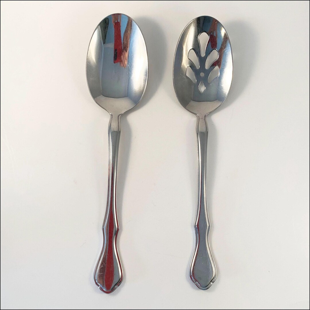 Pfaltzgraff Briarwood Replacement Stainless Serving Spoons, 2 Pc - Etsy