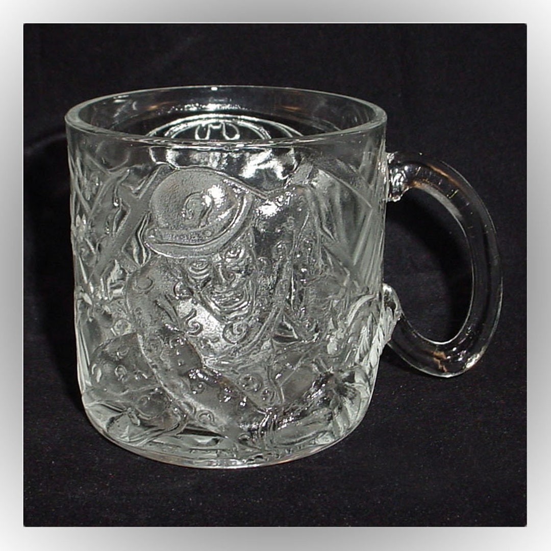 Vintage Mcdonald's Batman Forever Riddler Glass Mug - Etsy