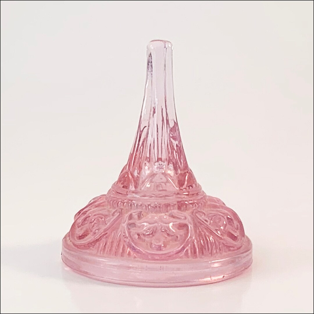 Vintage Fenton Pink Glass Ring Holder Etsy