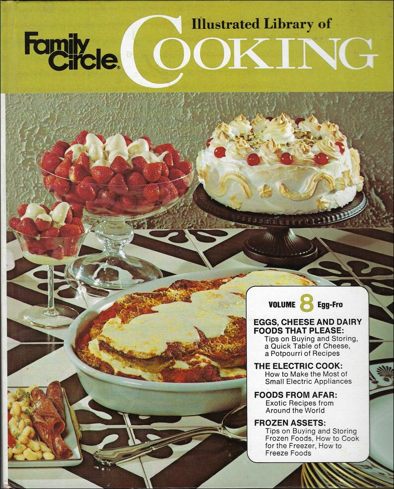 Vintage Family Circle Illustrated Library of Cooking 1972 - Etsy
