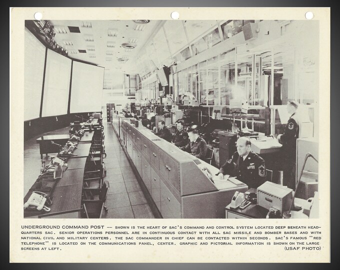 Underground Command Post Vintage Air Force Photo Print - Etsy
