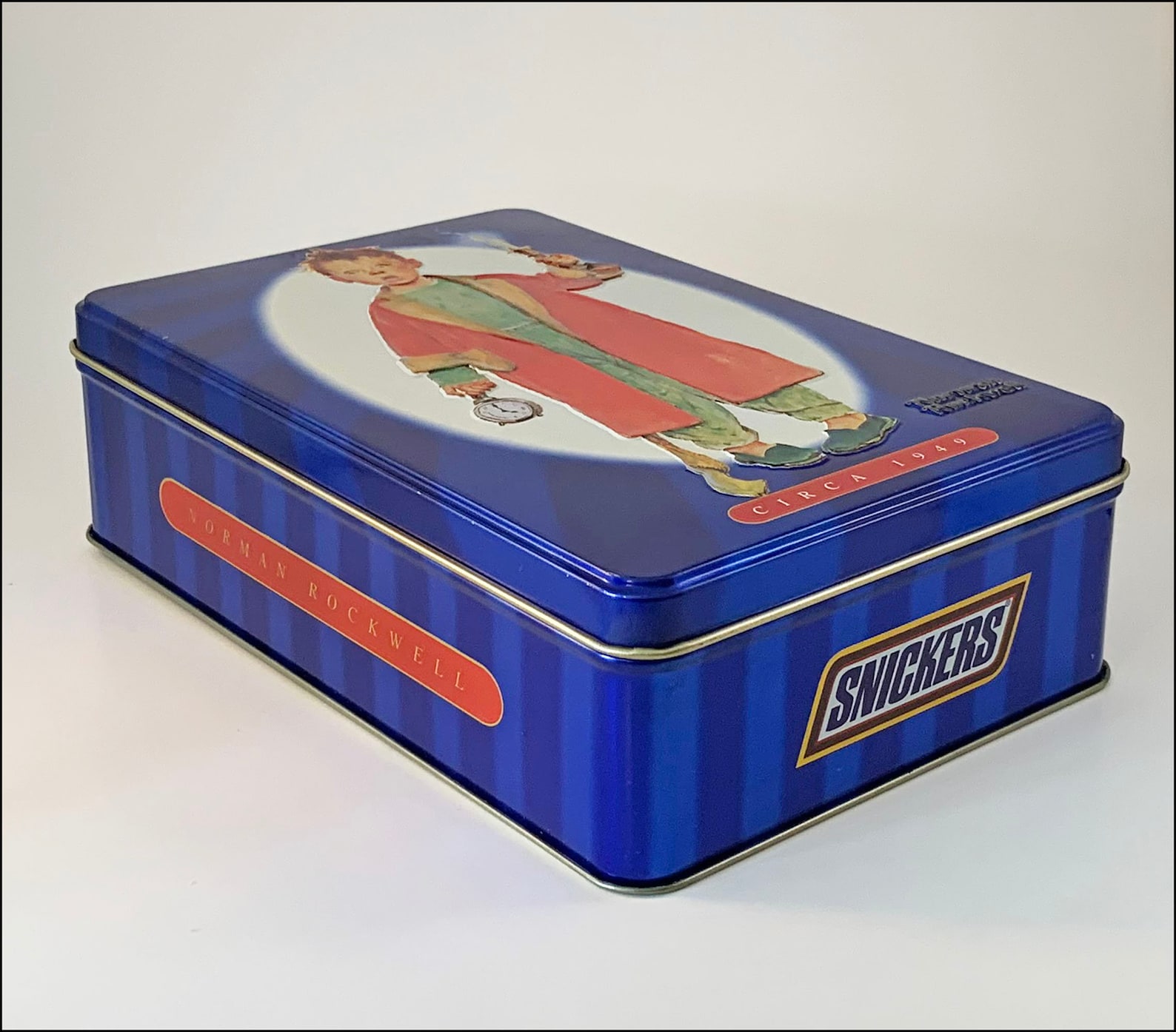 Snickers 2000 Norman Rockwell Christmas Tin - Etsy