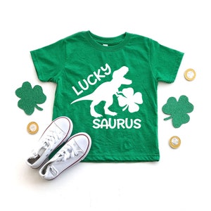 Boys St Patrick's Day Shirt, Dinosaur St Patrick's, Kids St Patricks ...