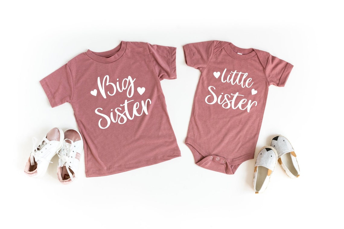 Big Sister Little Sister Matching Sibling Shirt Baby Etsy big-sister-little-sister-matching-sibling-shirt-baby-etsy