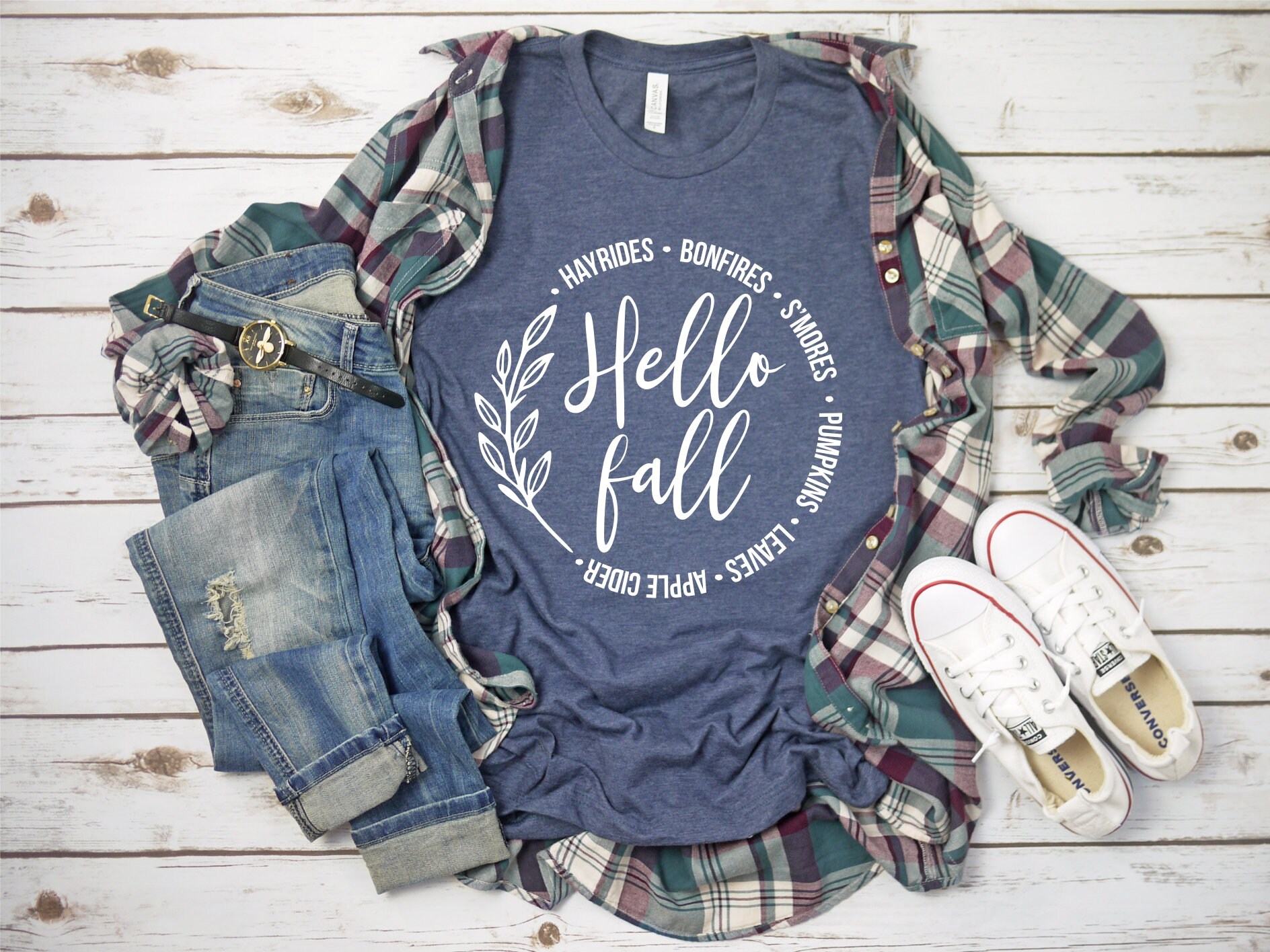 Hello Fall Shirt Fall Shirts Fall Time Shirt Welcome Fall | Etsy