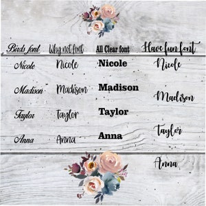 Floral Car Tag Floral License Plate Personalized Car Tag | Etsy