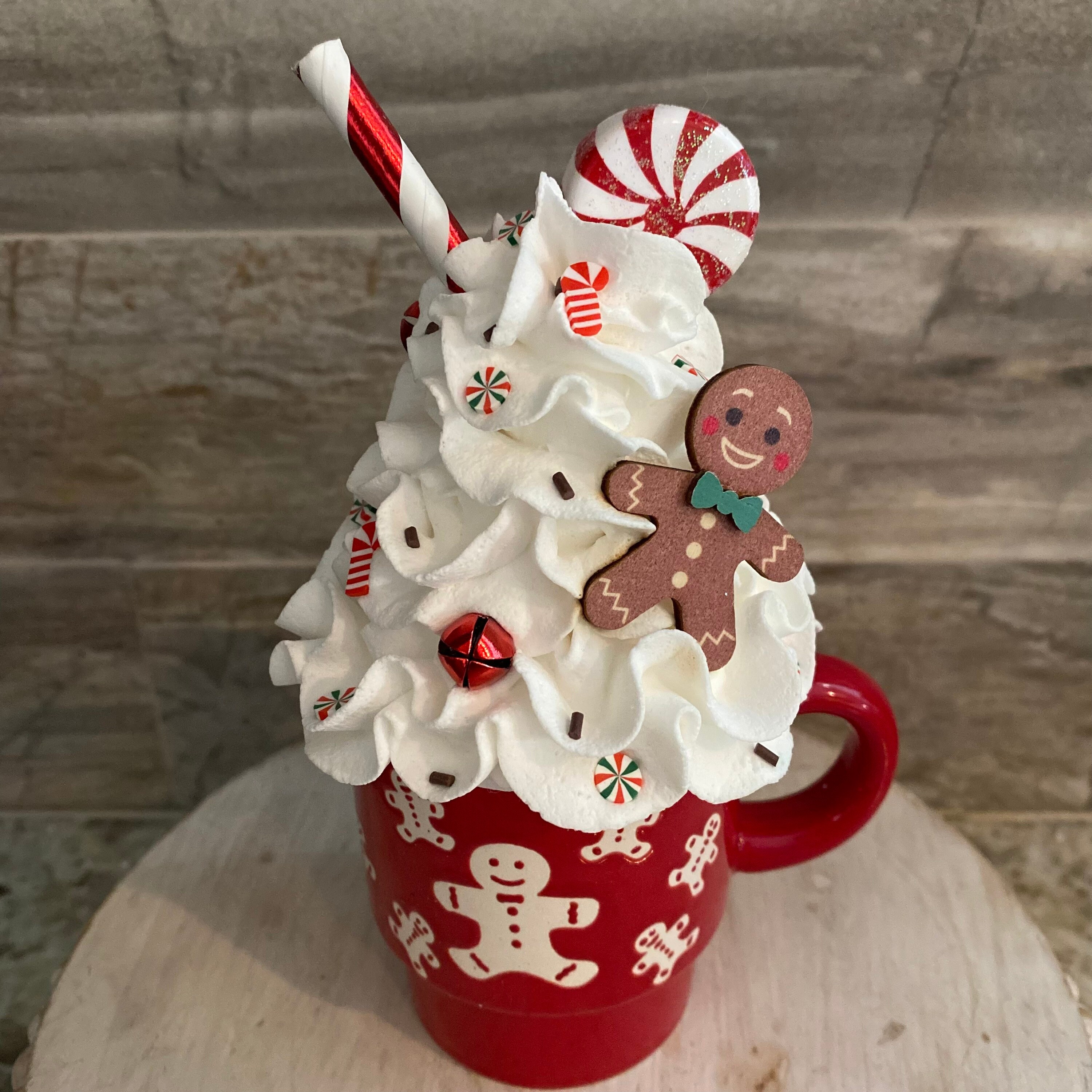 Gingerbread Marshmallow Mug Topper Tiered Tray Decor - Etsy