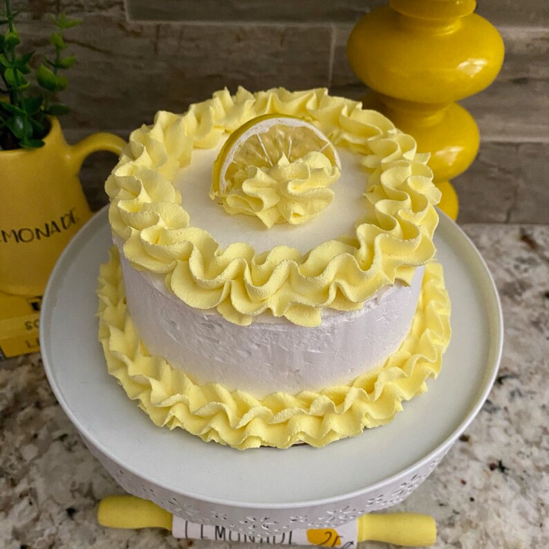 5 Faux Lemon Cake Fake Dessert Fake Cake Fake Bake - Etsy