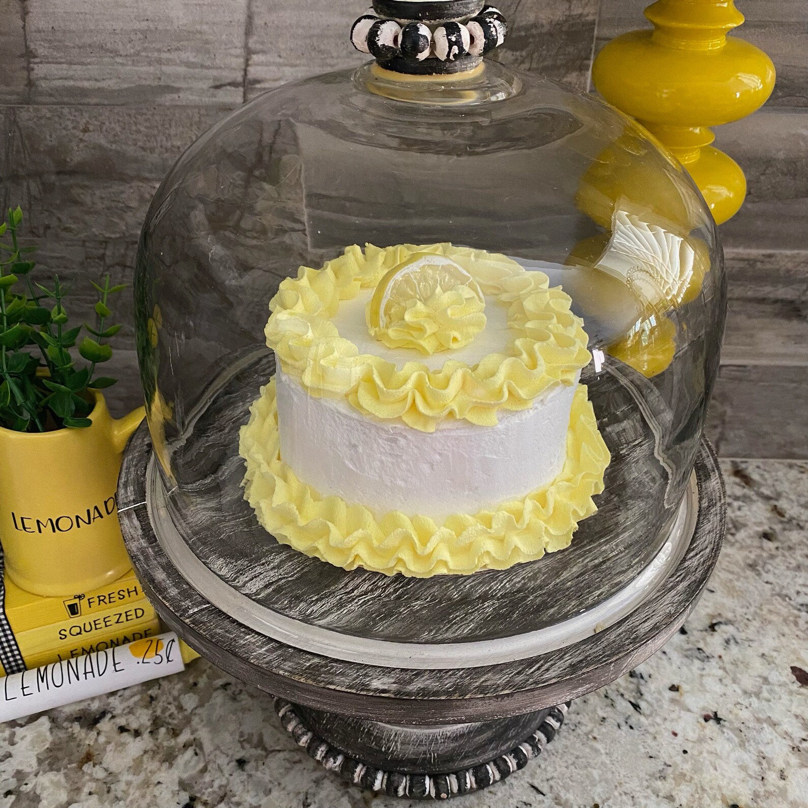 5 Faux Lemon Cake Fake Dessert Fake Cake Fake Bake - Etsy