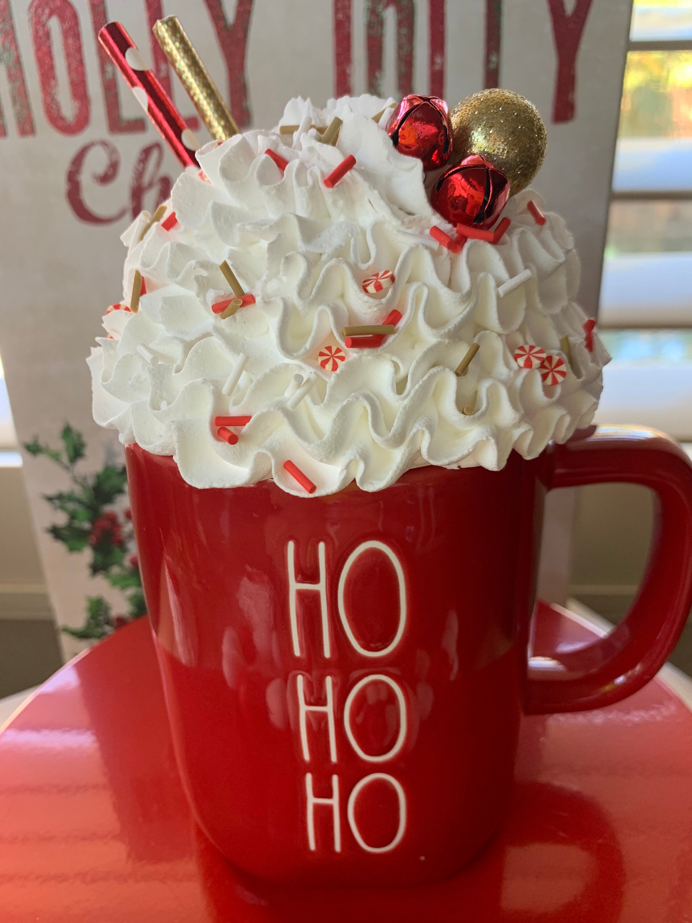 Christmas Holiday Mug Topper Christmas Mug Topper Whipped | Etsy