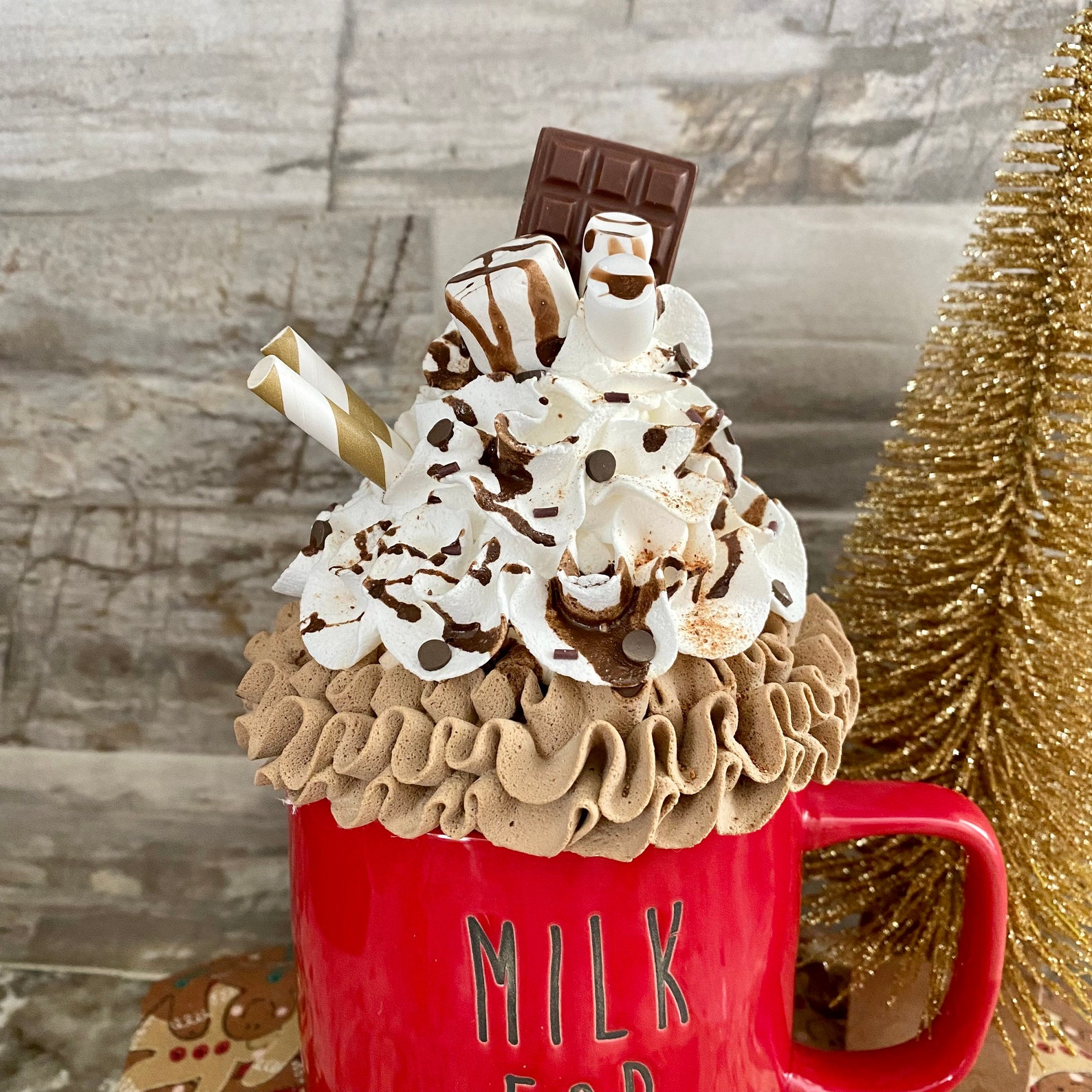 Holiday Mug Topper Mug Topper Whipped Cream Mug Topper - Etsy