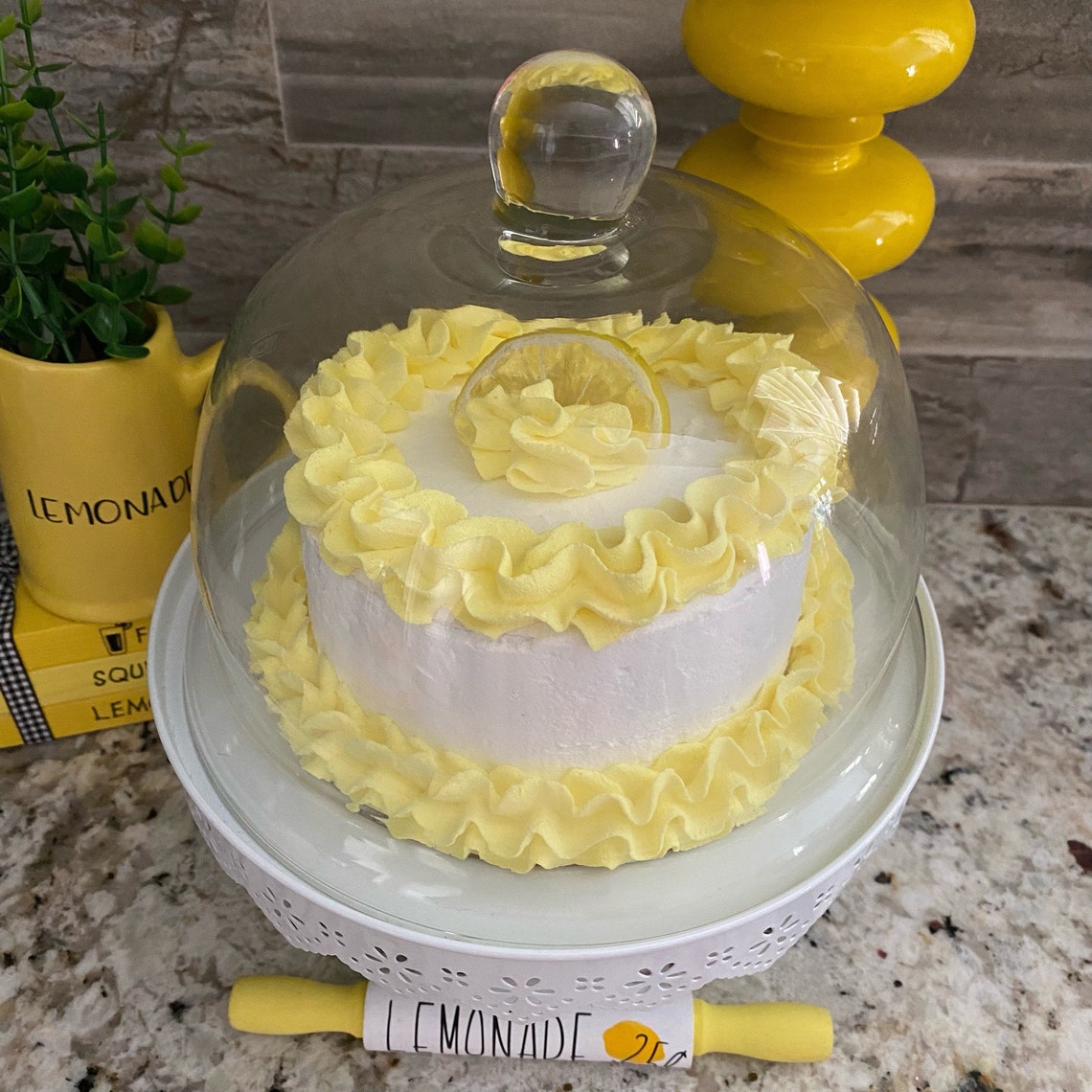 5 Faux Lemon Cake Fake Dessert Fake Cake Fake Bake - Etsy