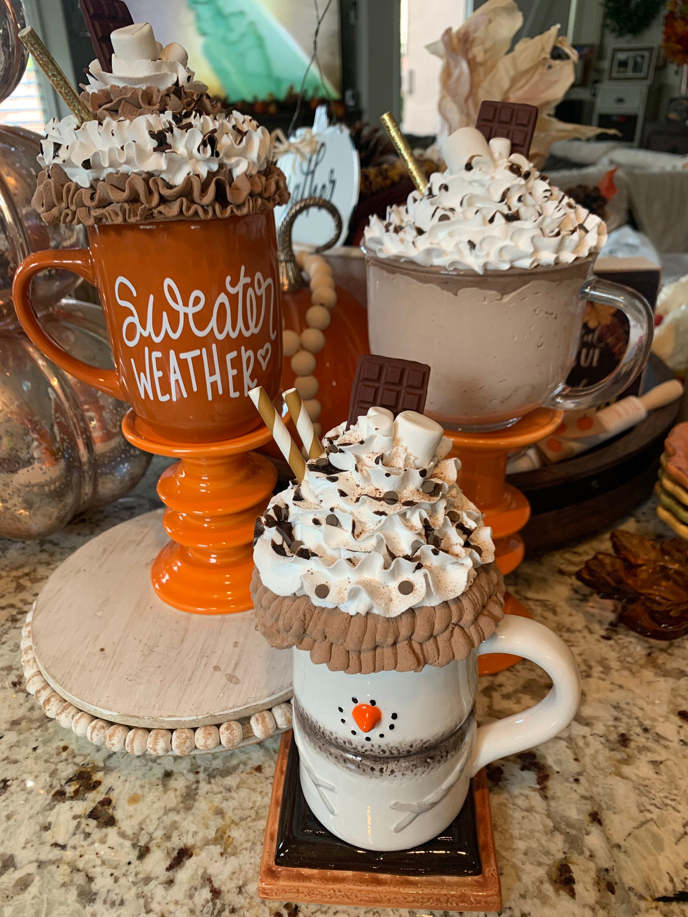 Holiday Mug Topper Mug Topper Whipped Cream Mug Topper - Etsy