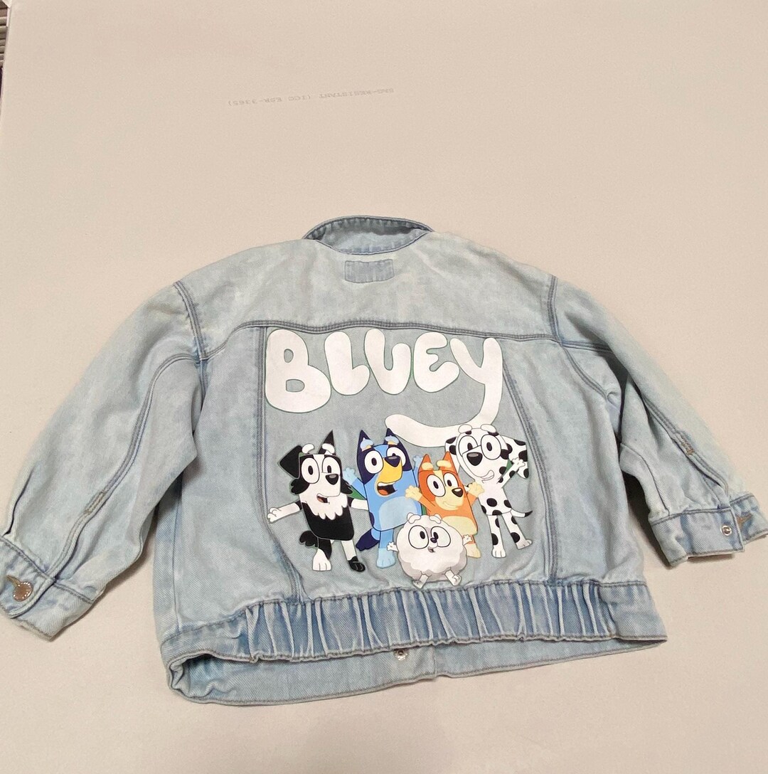 Bluey Inspired Denim Jacket - Etsy UK