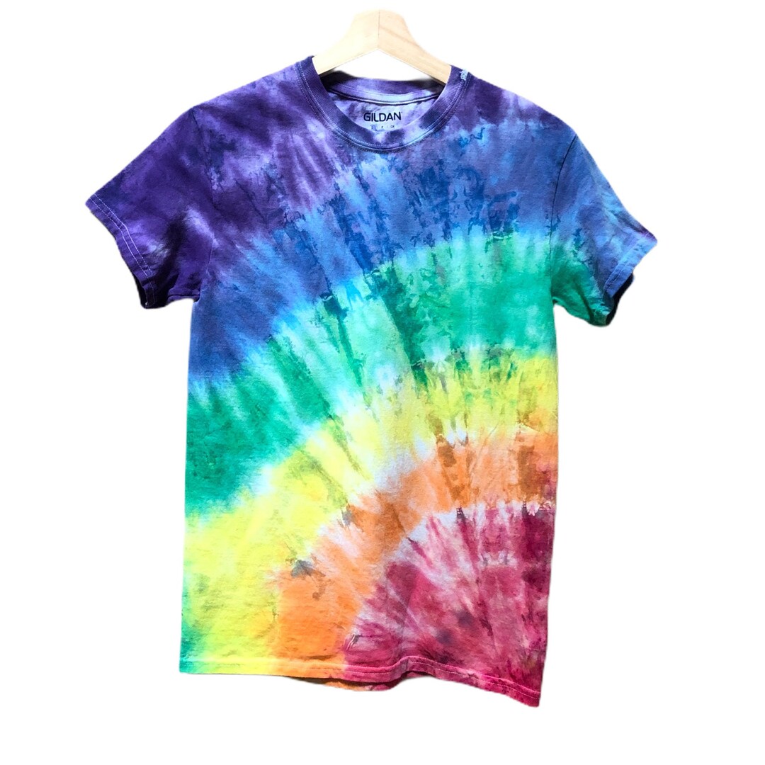 Rainbow Tie Dye Shirt Unisex Tie Dye Shirt Women Rainbow Tie - Etsy