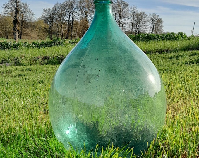 Demijohn Bottle, Floor Vase Pampas Grass, Antique Large Demijohn 25 L ...