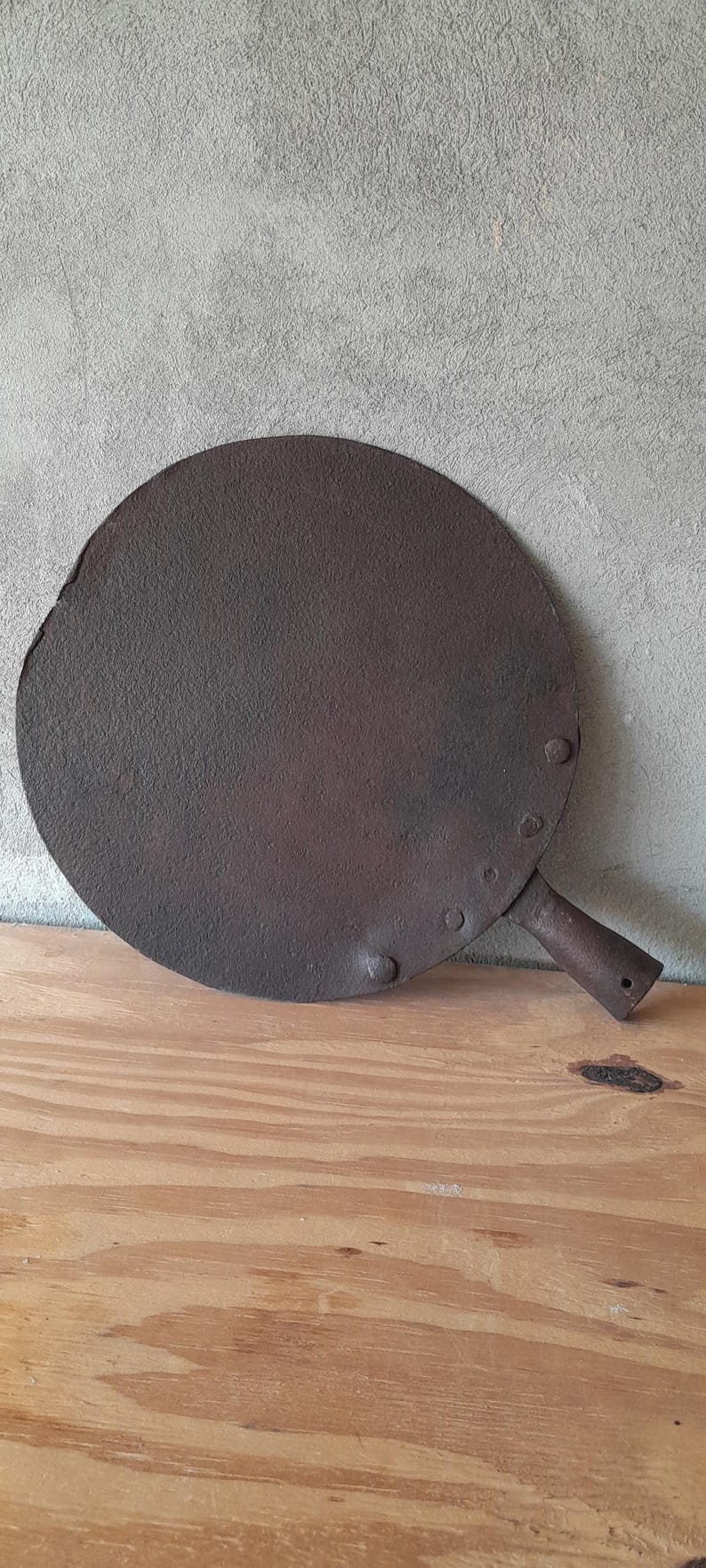 Old Wrought Iron Pizza Peel, Pizza Paddle, Tawa, Furnace Tool, Boho ...
