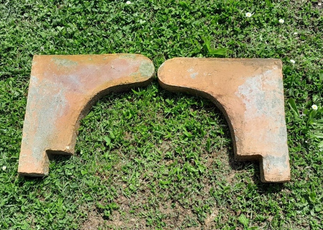 Couple of Shelves, Heavy Strong Terracotta Shelves Handmade Antiquity ...