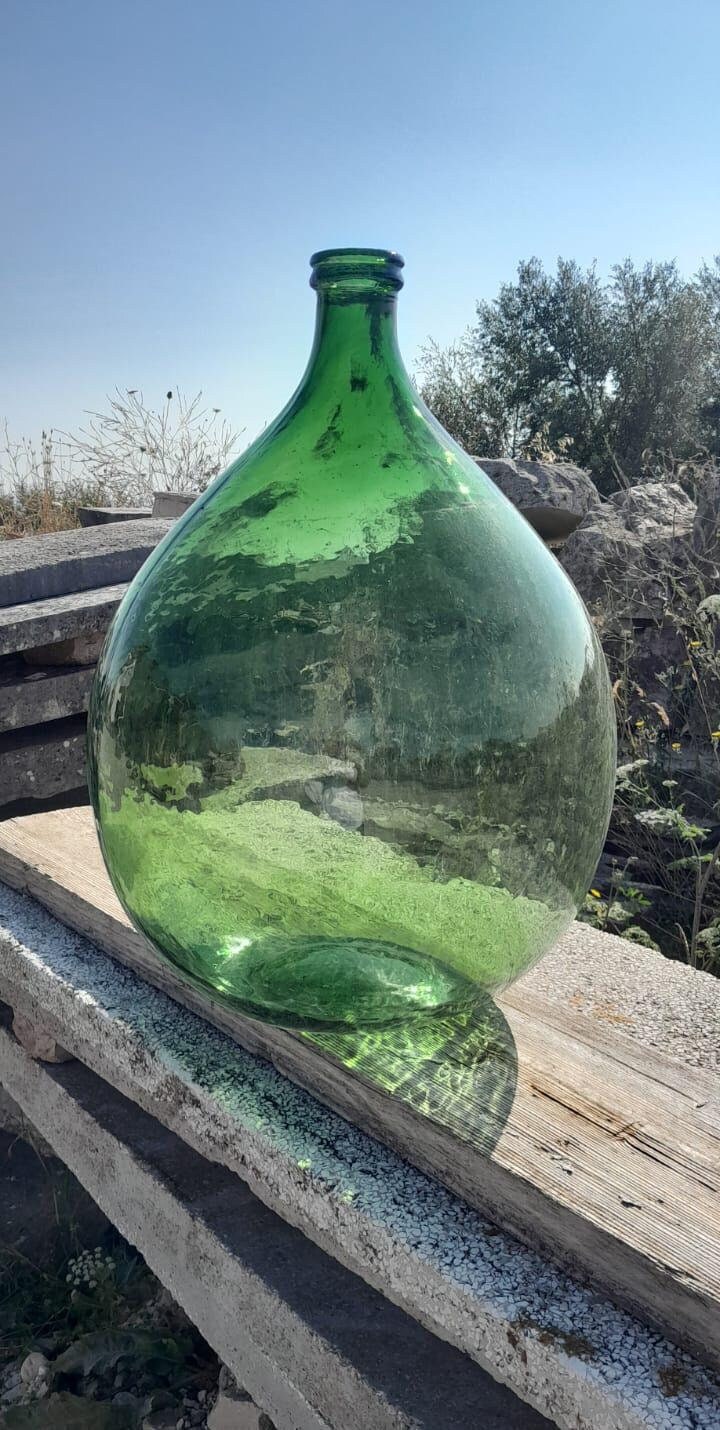 Antique-italian-blown-glass-flagon-big-bottle-old-bottle-antique ...
