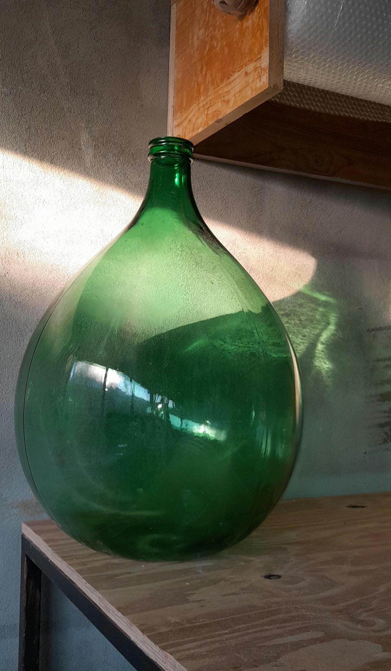 Vintage Italian Glass Giant Flagon, Big Bottle, Old 1950's, Vintage ...