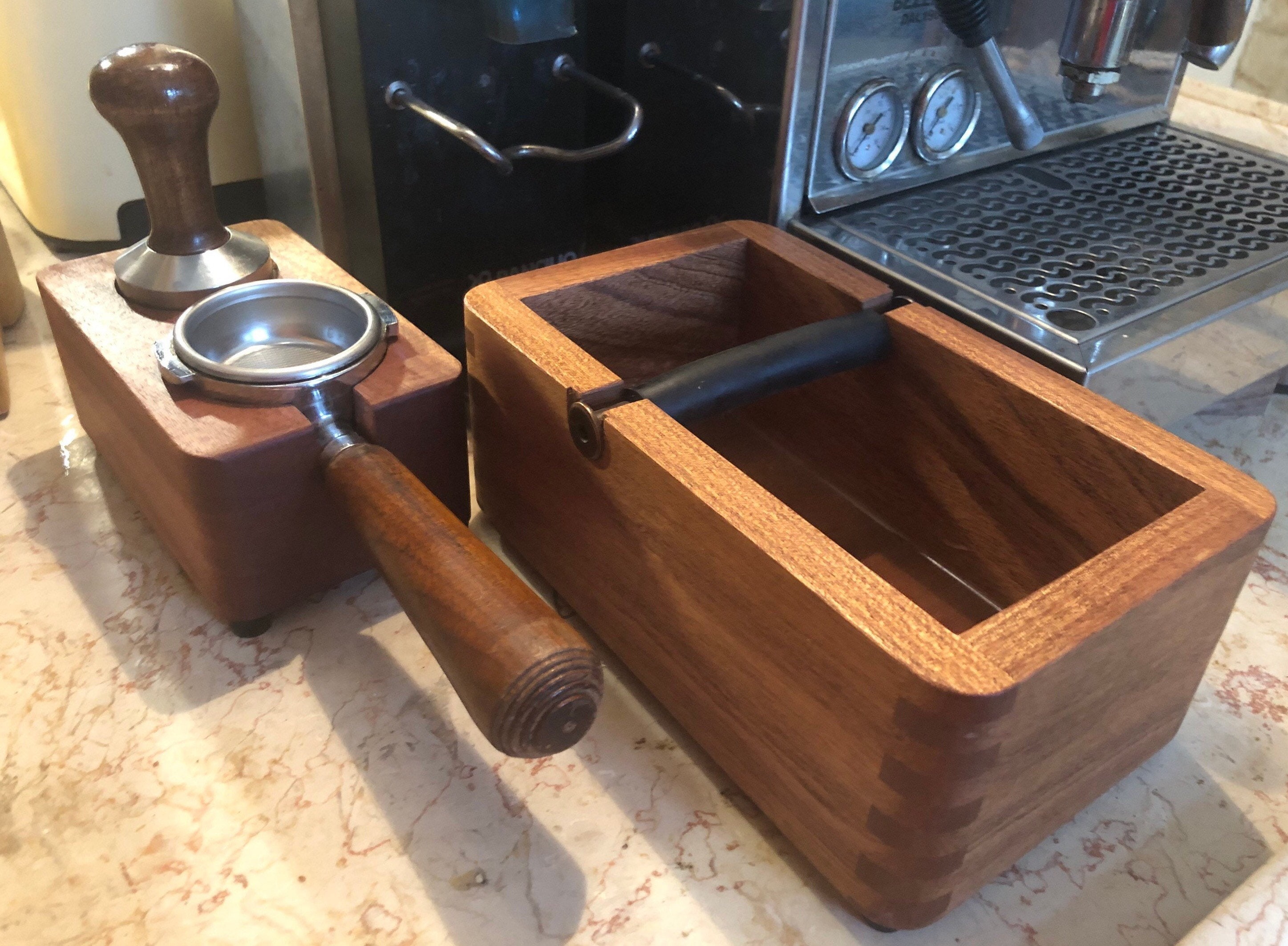 Knock Box / Tamper Station Set on Sale 5 % Off - Etsy
