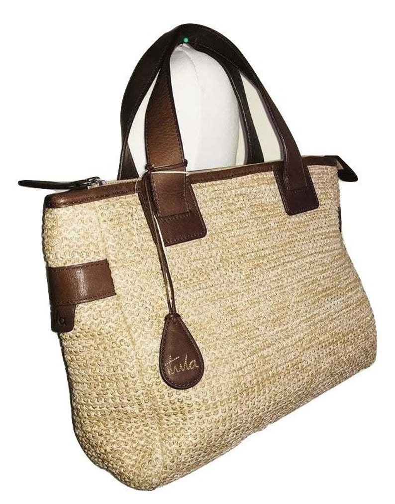 TULA Woven Bag. Tula by RADLEY Sleek Woven Lether Purse Bag | Etsy