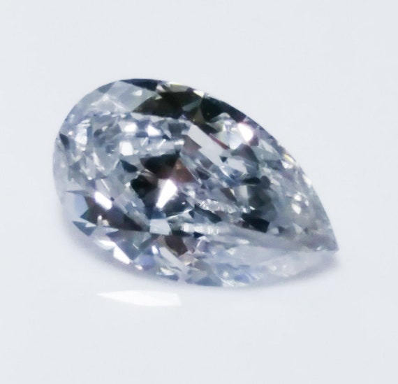 0.38ct Blue Diamond Natural Loose Light Blue Fancy Color Gia | Etsy