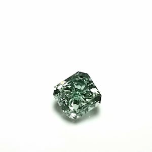 Real 0.34ct Natural Loose Fancy Green Top Color Diamond Gia Vs2 Radiant ...