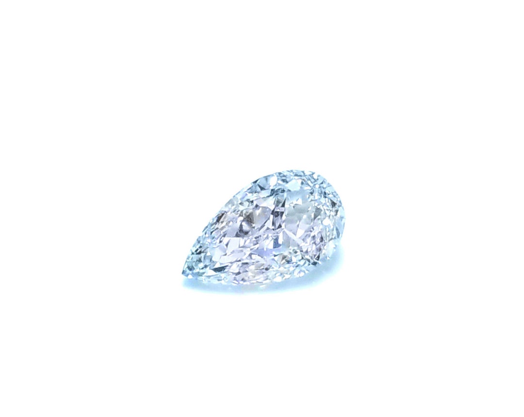 Real 0.46ct Natural Loose Fancy Light Blue Color Diamond Gia Vs2 Pear ...