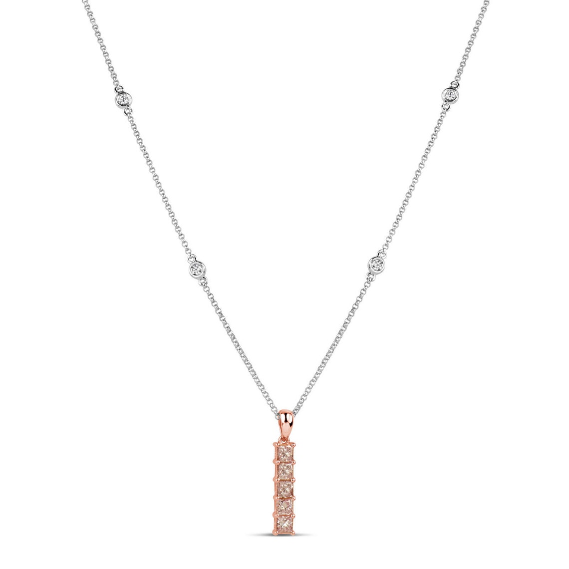 Pink Diamond - Necklace & Pendant 1.02ct Natural Fancy Pink Diamonds ...
