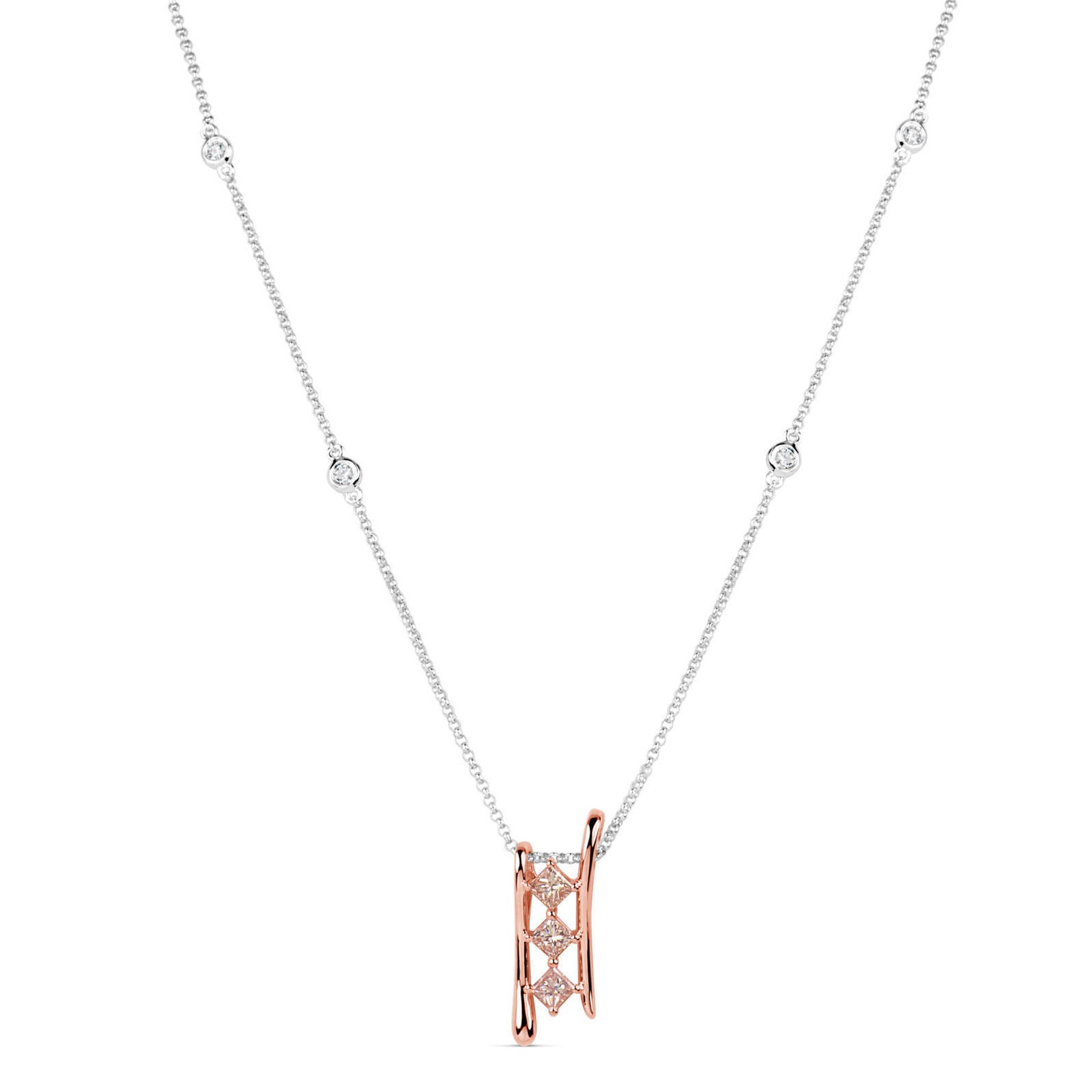 Pink Diamond - Necklaces & Pendant 0.70ct Natural Fancy Pink Diamonds ...