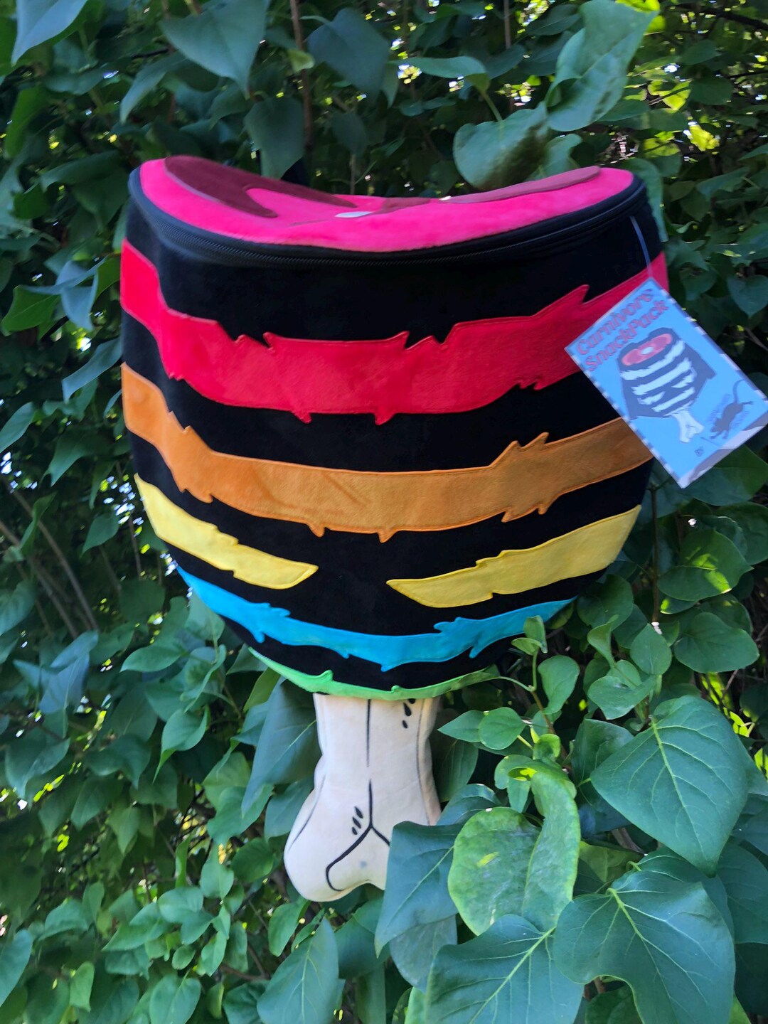 Carnivore Snackpack Zebra Meat Themed Novelty Backpack Rainbow - Etsy