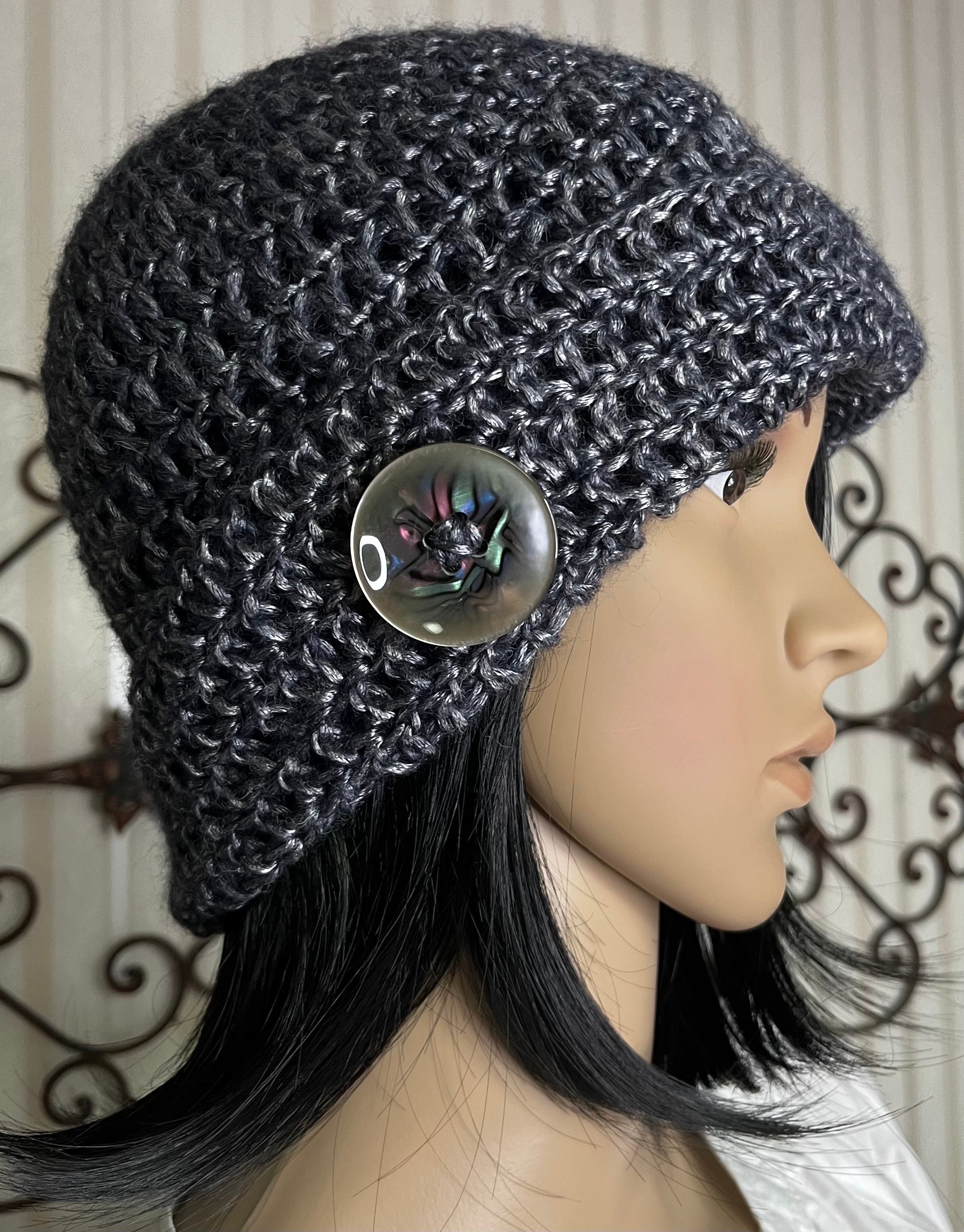 Flipped Brim Hat Metallic Steel - Etsy
