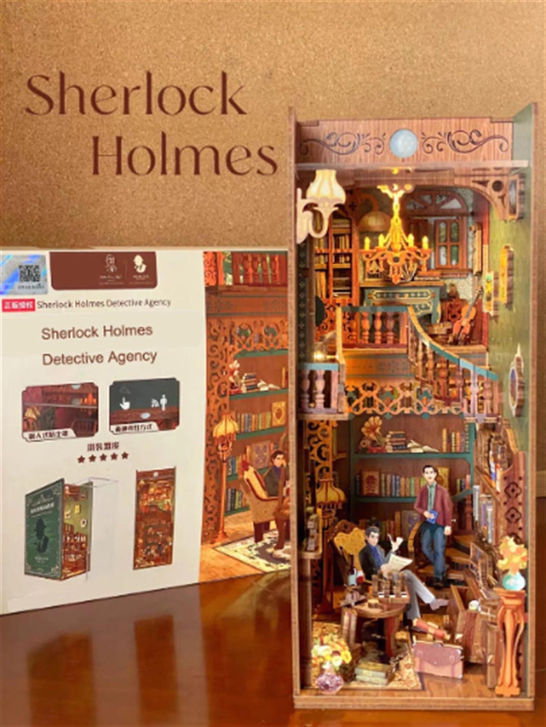 Sherlock Holmes Baker Street Home Decoration Bookshelf Decorations ...