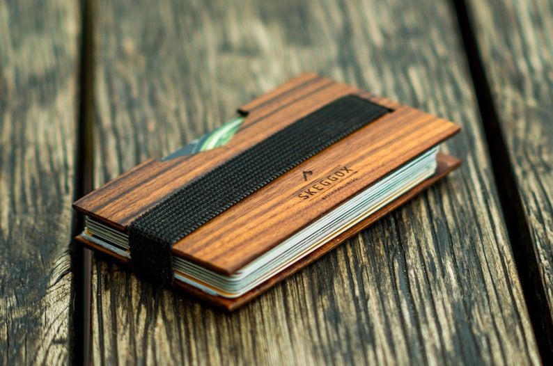 Personalized Slim Wallet Custom Wallet Credit Card Case Minimalist ...