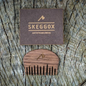 Small Beard Comb, Moustache Comb, Beard and Mustache Comb, Pocket Comb ...