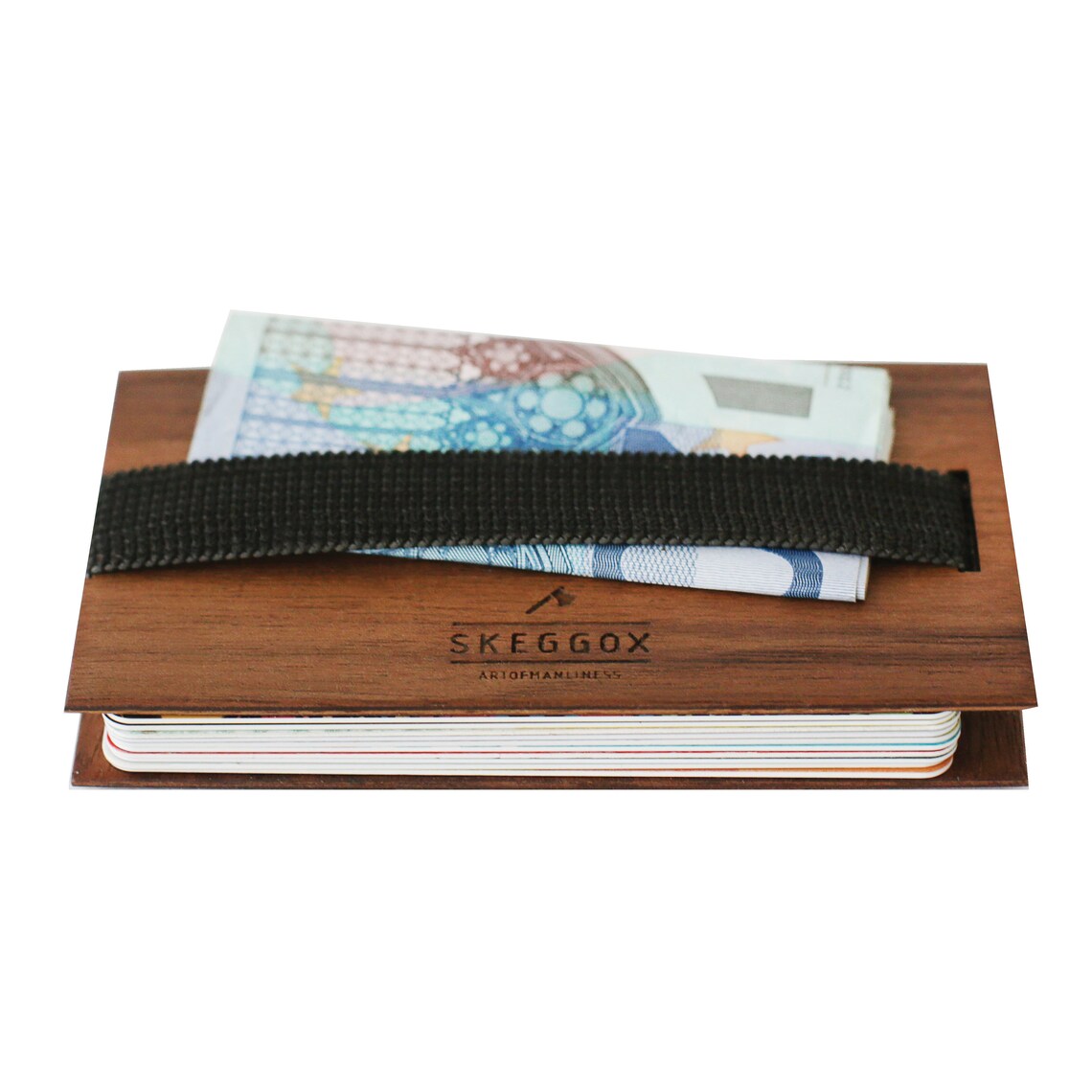 Minimalist Men’s Front Pocket Wallet – Handmade From American Walnut ...