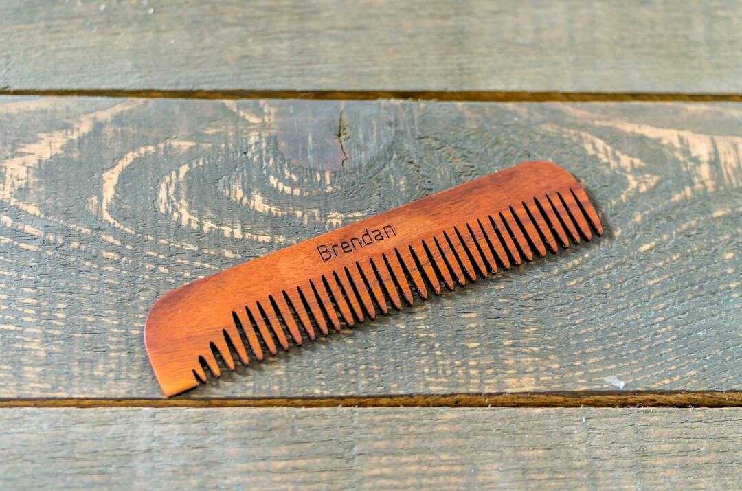 Personalized Wooden Comb for Men! - Etsy