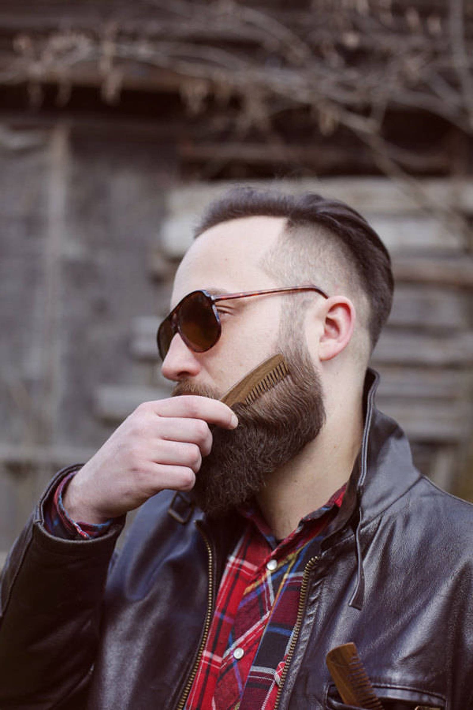 Handmade Wooden Beard and Mustache Comb - Etsy