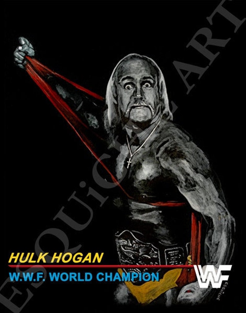 80s WWF Black Series 1 HULK HOGAN - Etsy