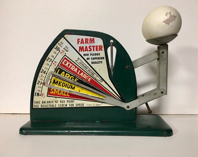 Vintage Farm Master Egg Scale Circa 1950-FREE SHIPPING - Etsy