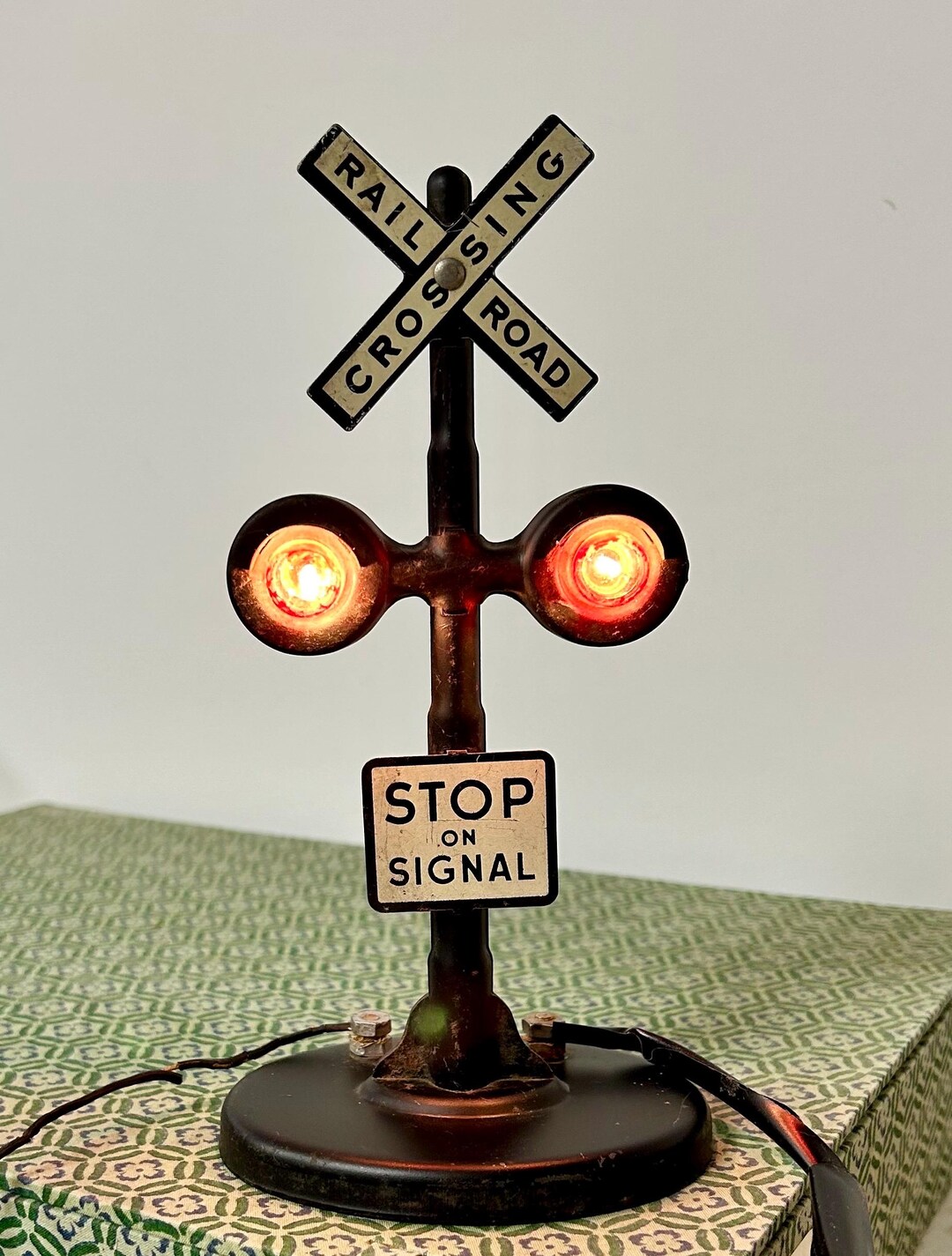 Vintage MARX Model Train Crossing Signal-1940s-1950s Tested Works Great ...