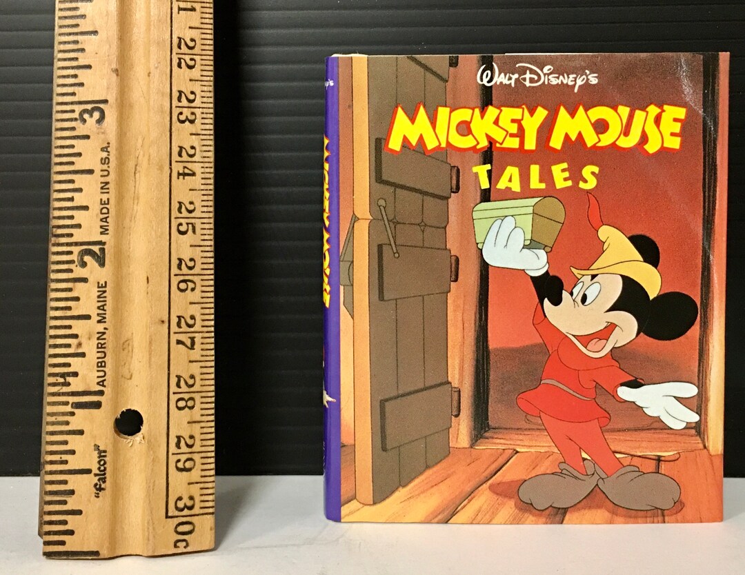Mickey Mouse Tales Mini Book, Published 1992 - Etsy