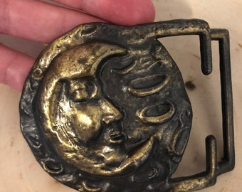 Moon Belt Buckle - Etsy