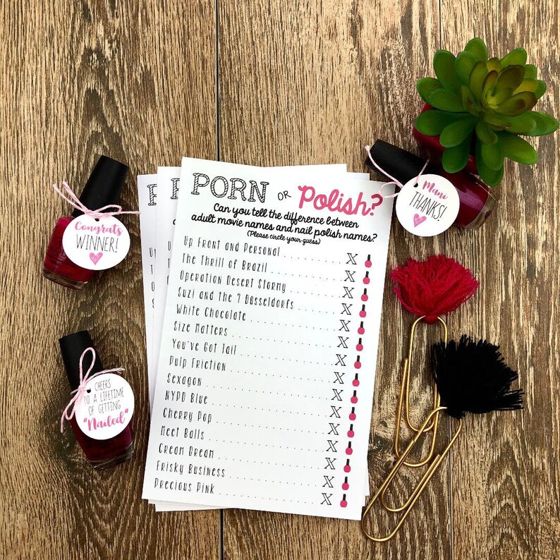 Porn Or Polish Porn Or Poland Unique Bachelorette Party Etsy